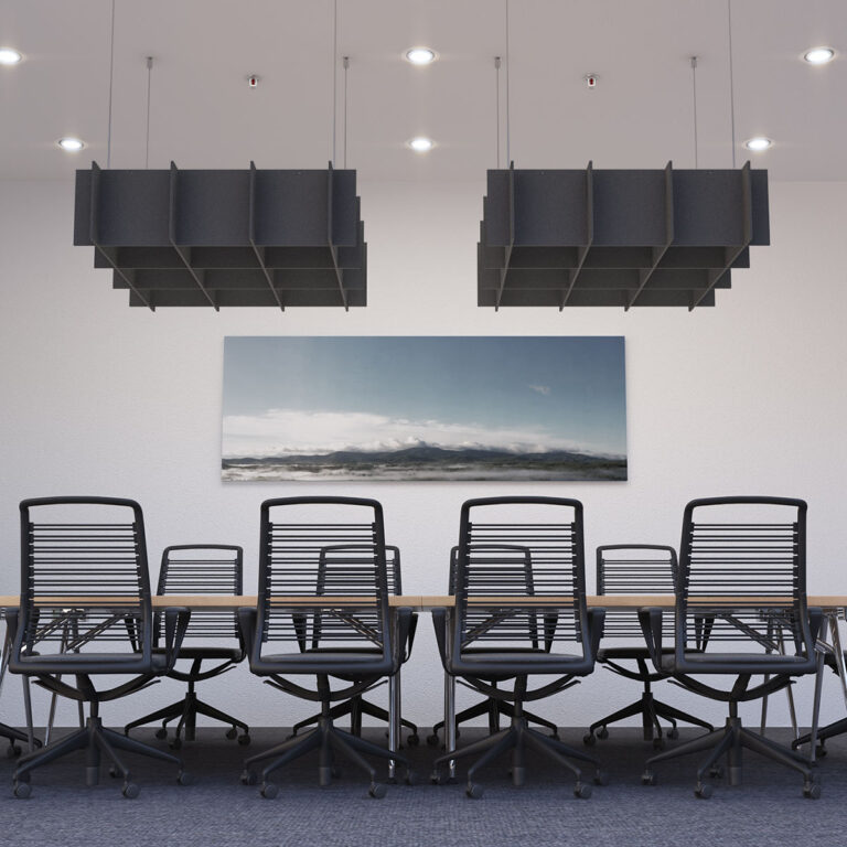 PET Acoustic Waffle Baffle - Acoustics America
